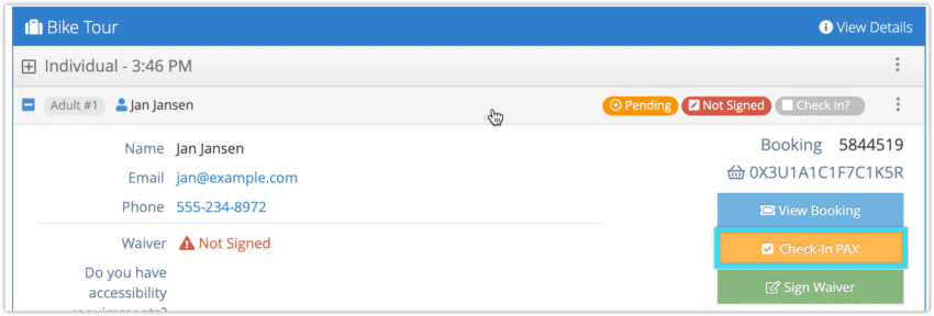 How to check in bookings - Rezgo Support