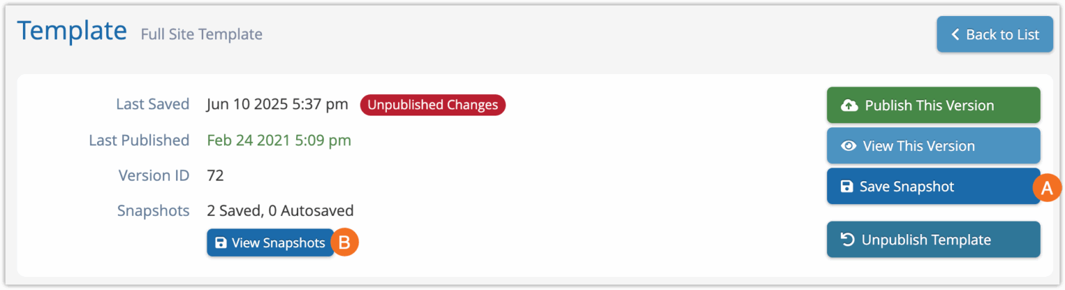 How to manage template versions - Rezgo Support